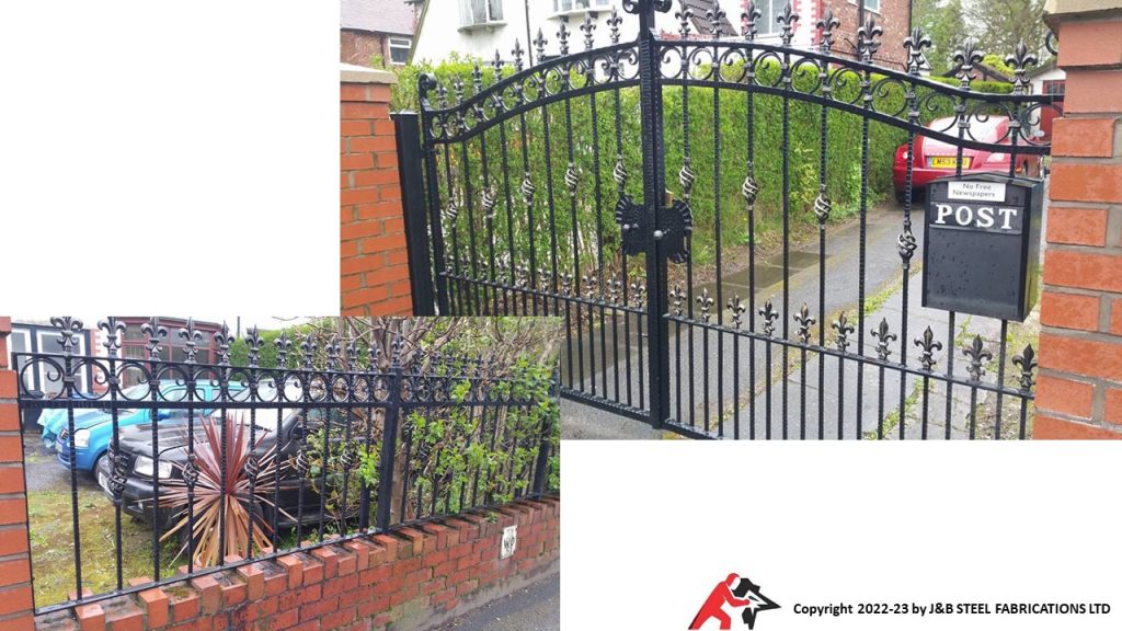 Victorian Style gate in uk - J&B Steel Fabrications ltd