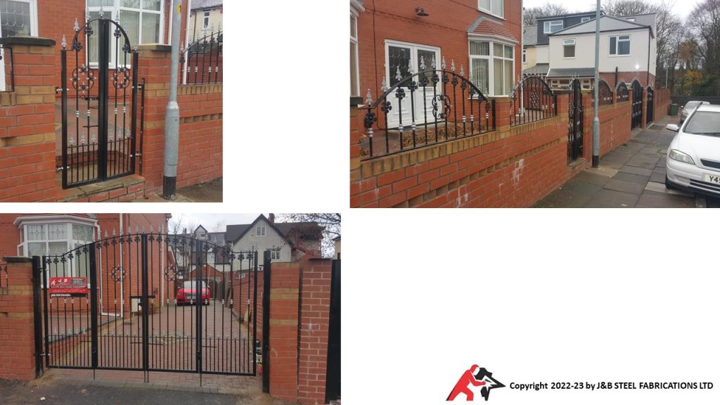 Victorian Style gate in uk - J&B Steel Fabrications ltd
