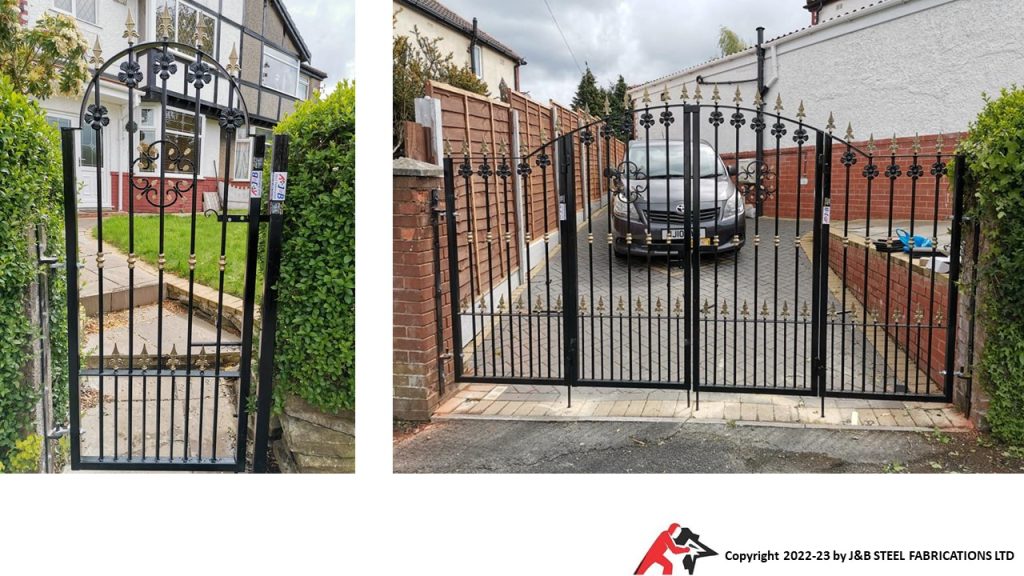 Victorian Style gate in uk - J&B Steel Fabrications ltd