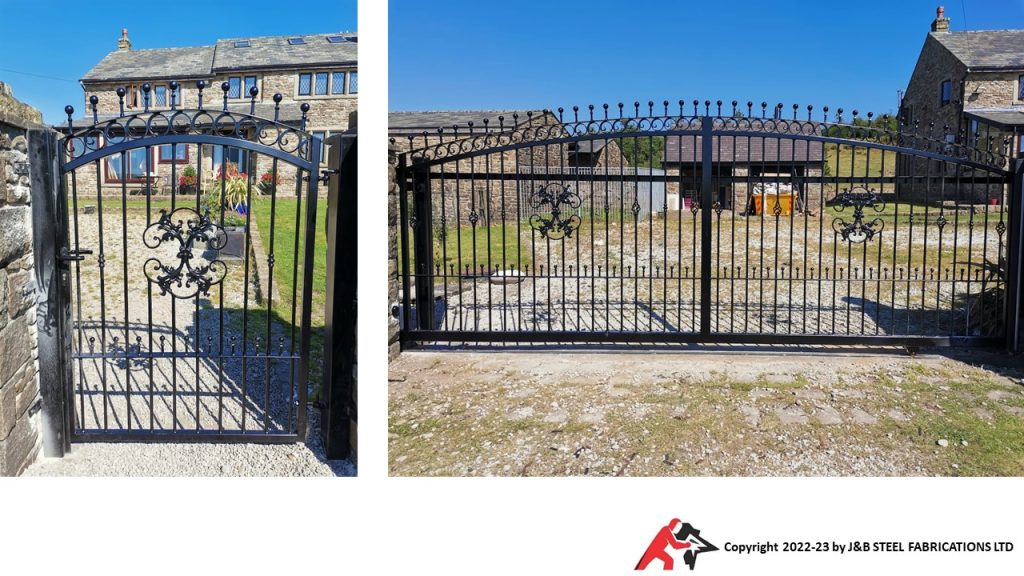 Victorian Style gate in uk - J&B Steel Fabrications ltd