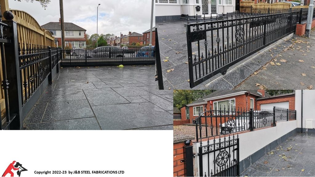 Victorian Style gate in uk - J&B Steel Fabrications ltd