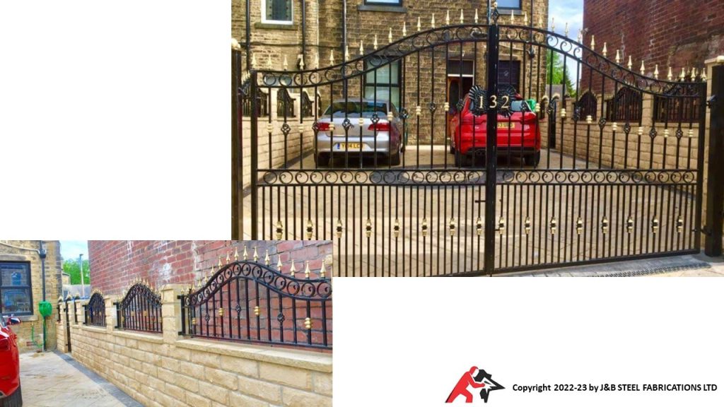 Victorian Style gate in uk - J&B Steel Fabrications ltd